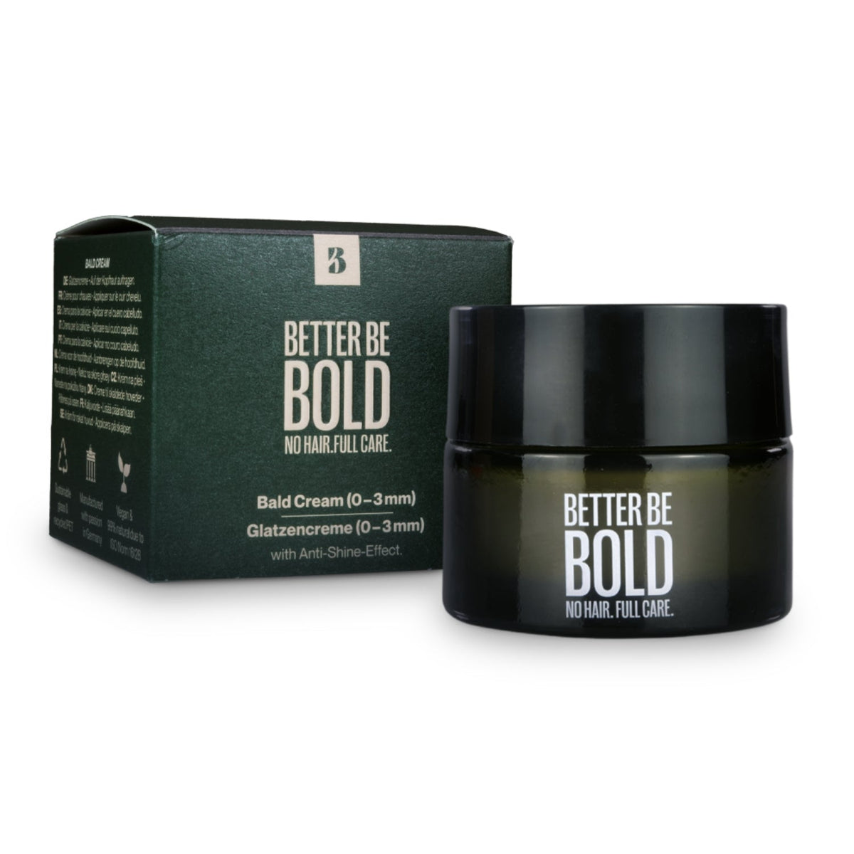 BETTER BE BOLD Mattierende Glatzencreme (0-3mm) mit Anti-Shine-Effekt ...